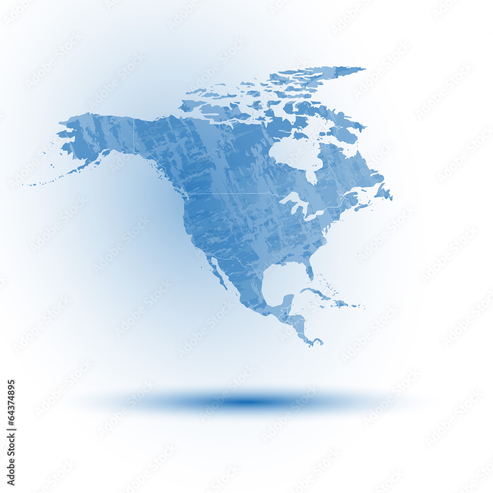 North america map background vector Stock Vector | Adobe Stock