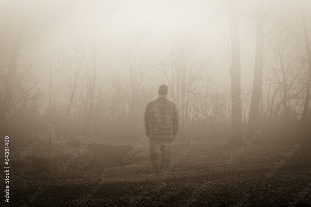 Wandering Ghost Along the Riverside Stock Photo | Adobe Stock