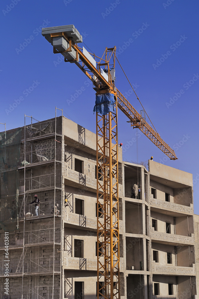 construction chantier immeuble Dakar Stock Photo | Adobe Stock