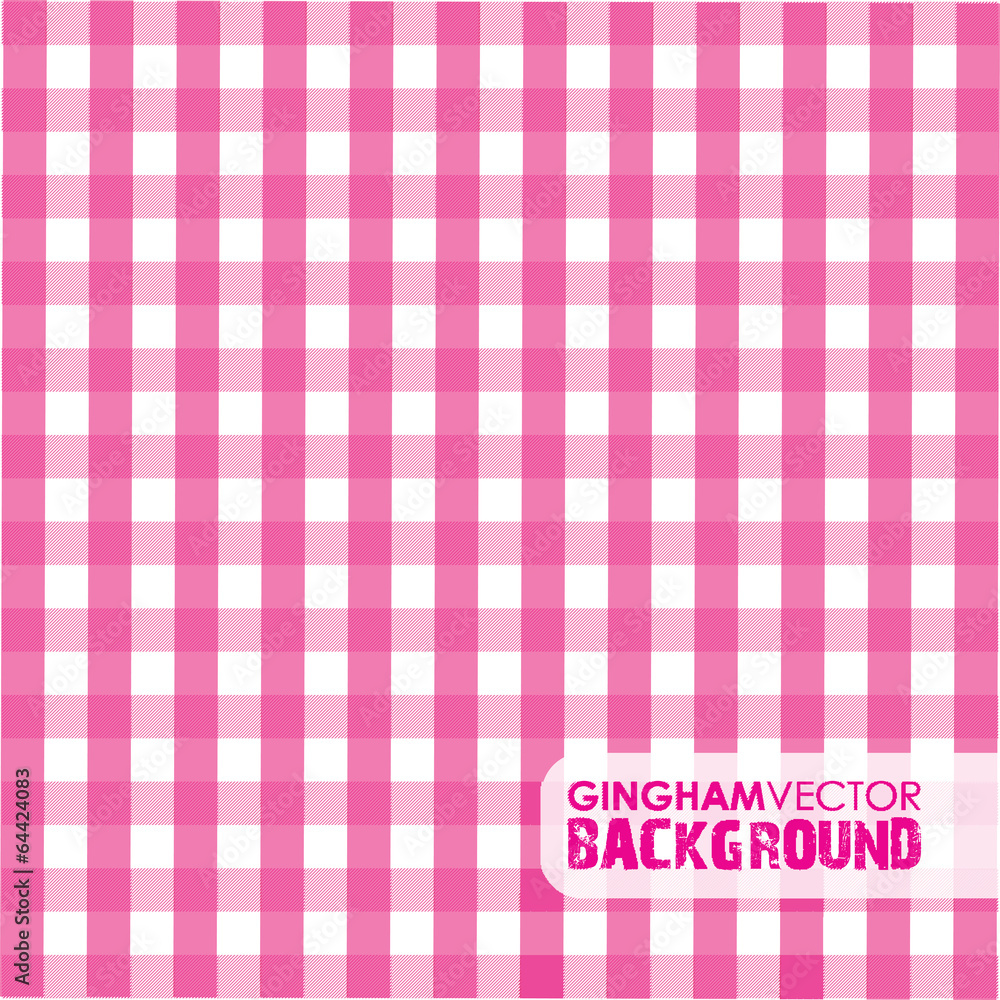 pink gingham background Stock Vector | Adobe Stock