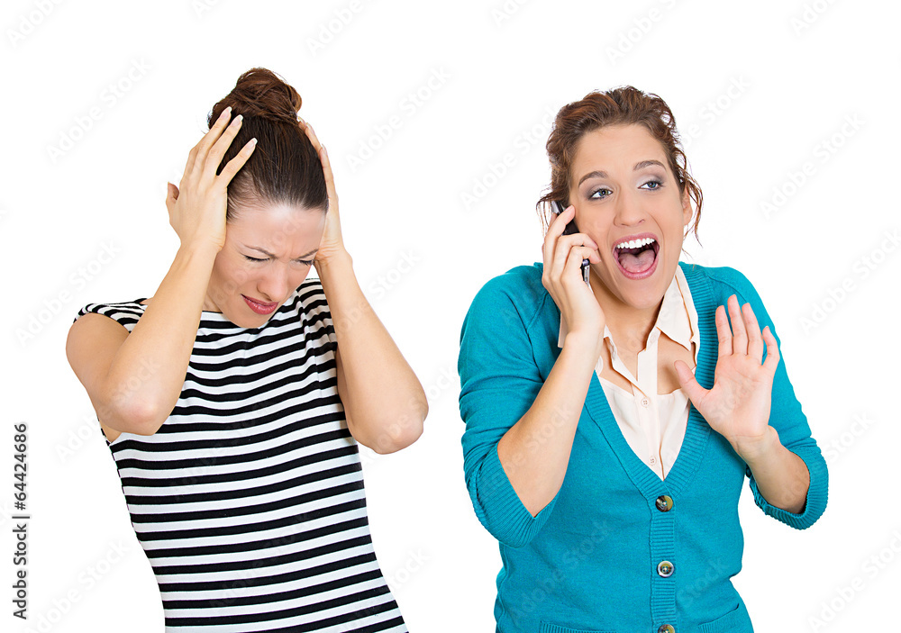 Loud Phone Conversation