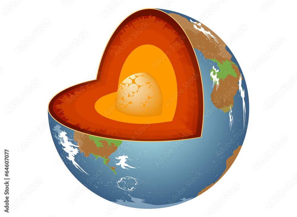 Anatomy of the Earth,Geology nature background Stock Vector | Adobe Stock