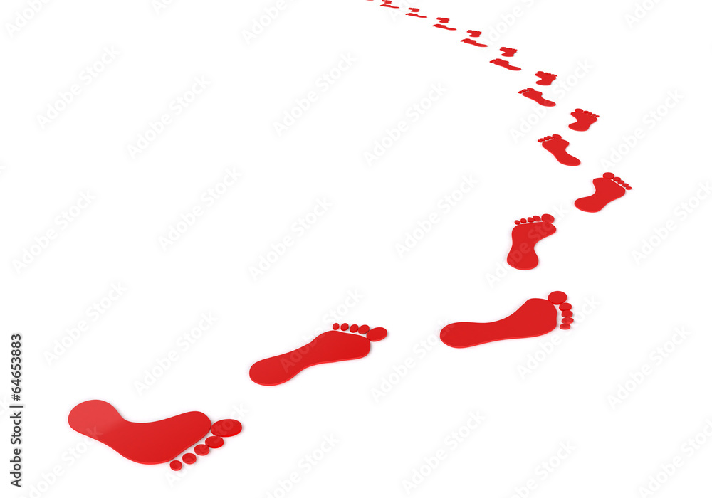 footprint Stock Illustration | Adobe Stock