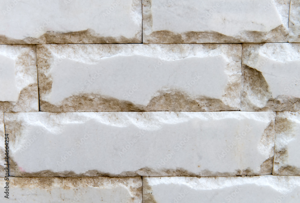 Building natural stone cladding Stock Photo | Adobe Stock