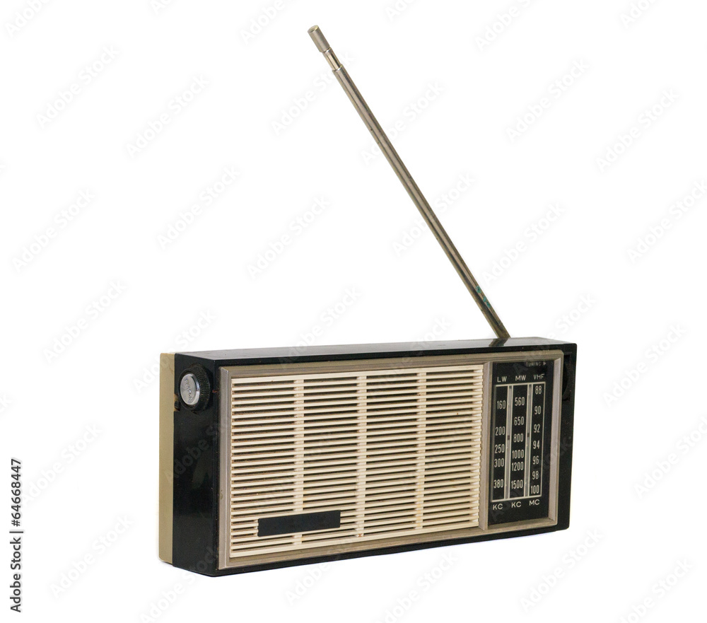 altes antikes radio, transistorradio, kofferradio Stock Photo | Adobe Stock