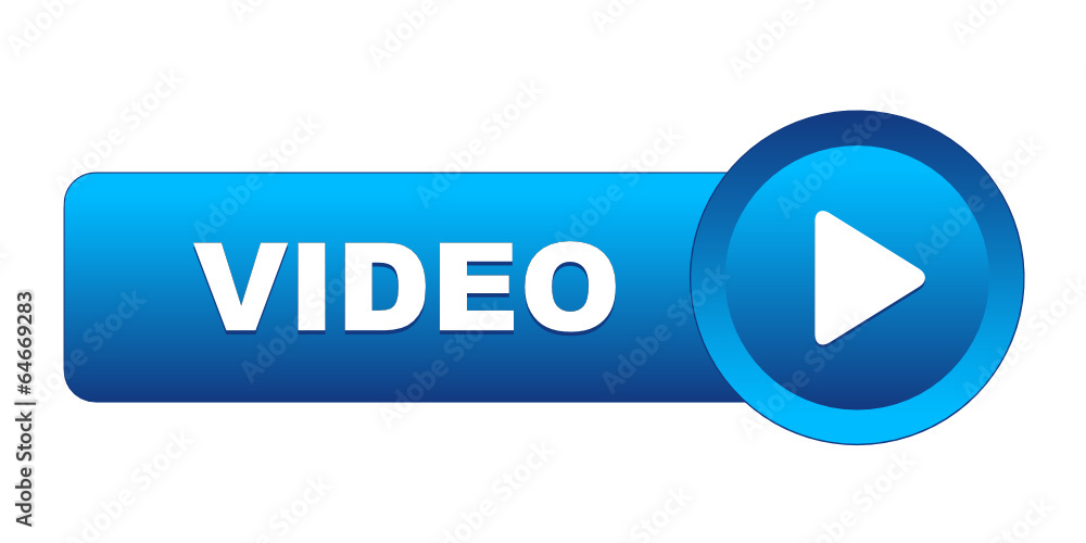 "VIDEO" Web Button (play watch live view launch symbol icon key) Stock ...