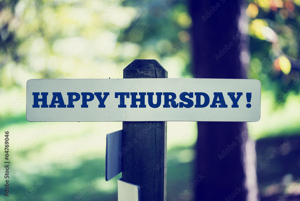 Happy thursday Stock Photo | Adobe Stock