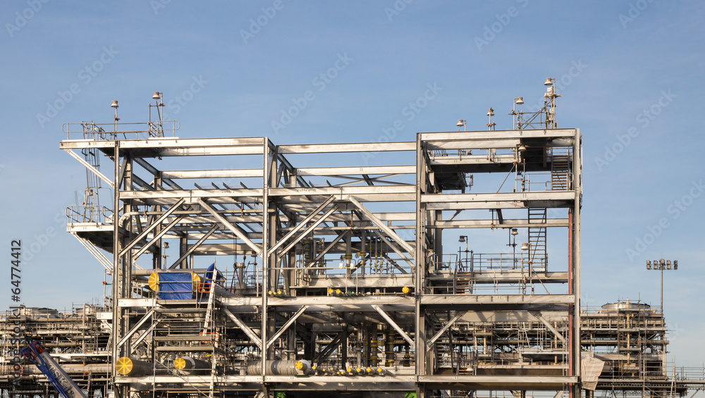 liquefied natural gas Refinery Factory Stock Photo | Adobe Stock