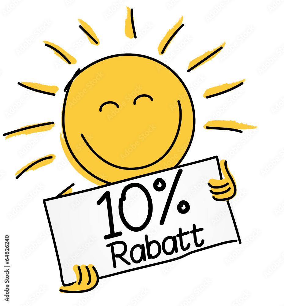 10% Rabatt Stock-Vektorgrafik | Adobe Stock