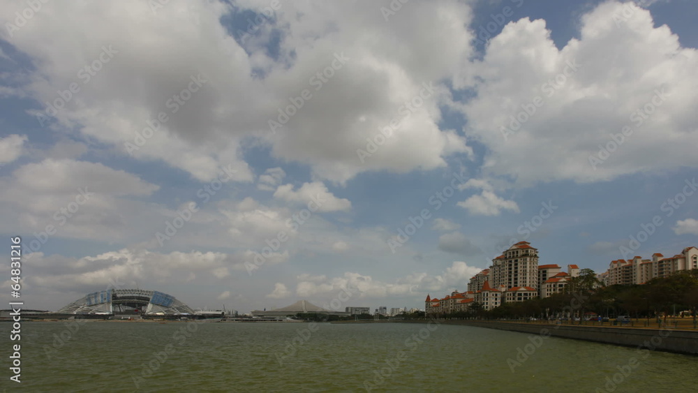 Tanjong Rhu Luxury Condos in Singapore along Kallang River Basin Stock ...