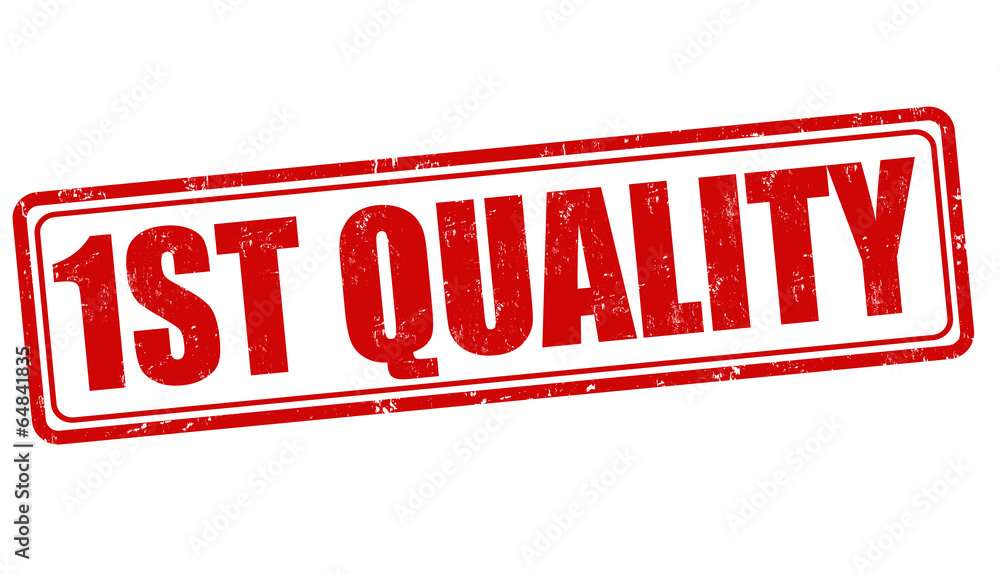 1st quality stamp Stock-Vektorgrafik | Adobe Stock