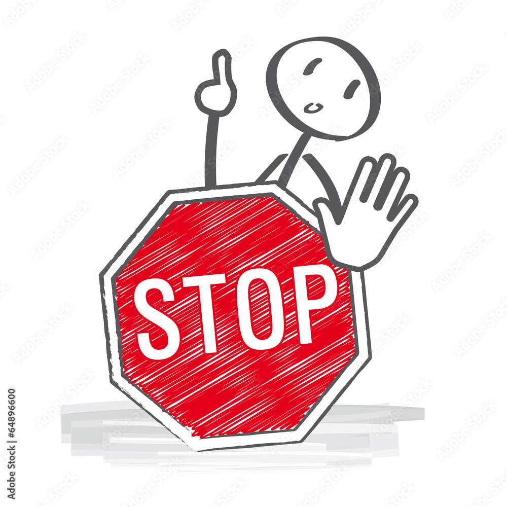 Achtung Stop vector de Stock | Adobe Stock