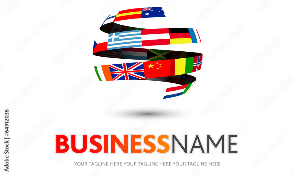 logo bandiere Stock Vector | Adobe Stock