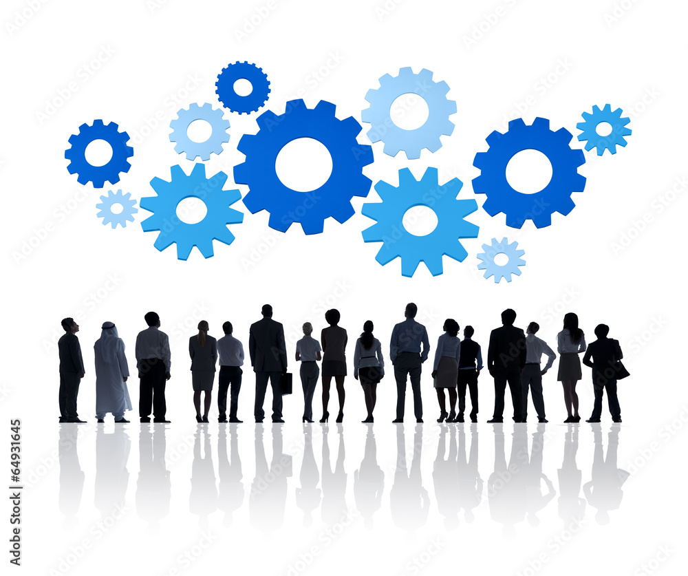 Business Cogs Stock Photo | Adobe Stock