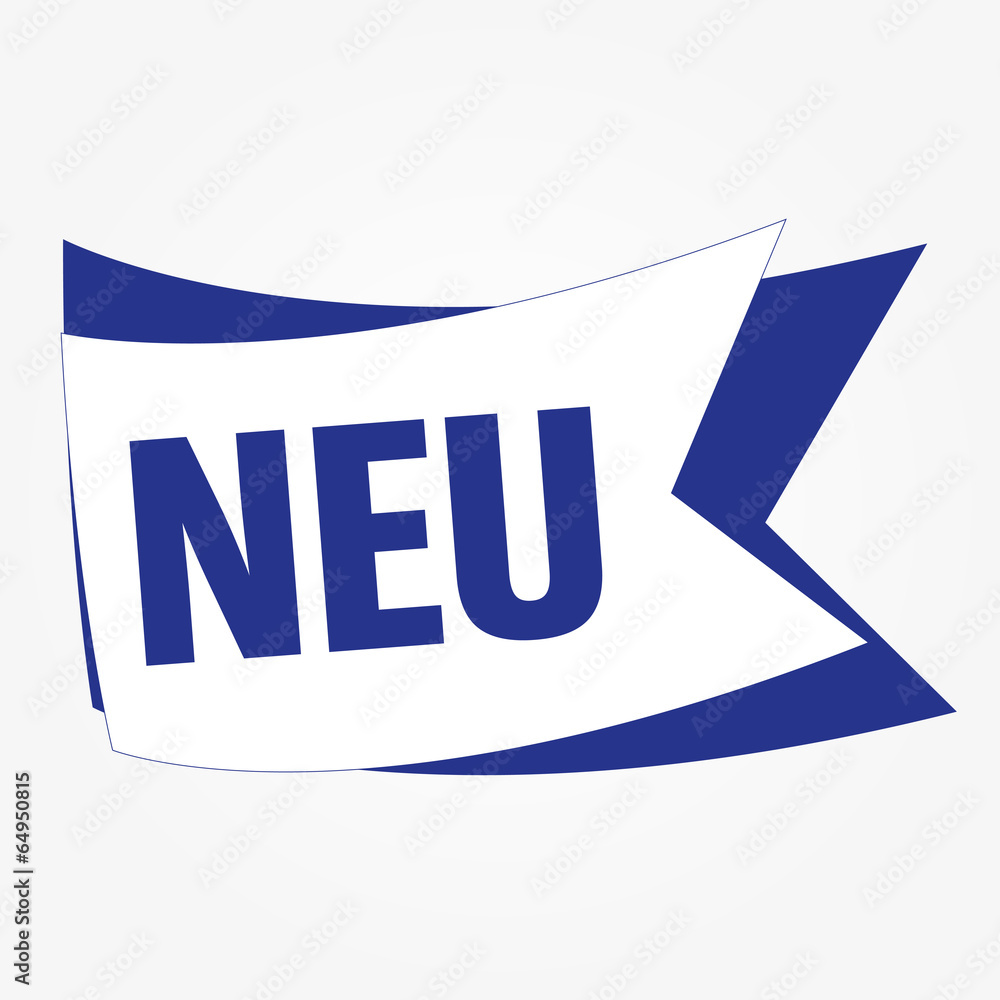 Neu Button Vektor Stock Vector | Adobe Stock