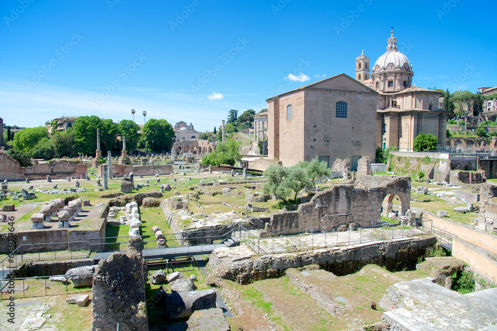 Curia Iulia, Imperial Forum, Rome, Italy Stock Photo | Adobe Stock