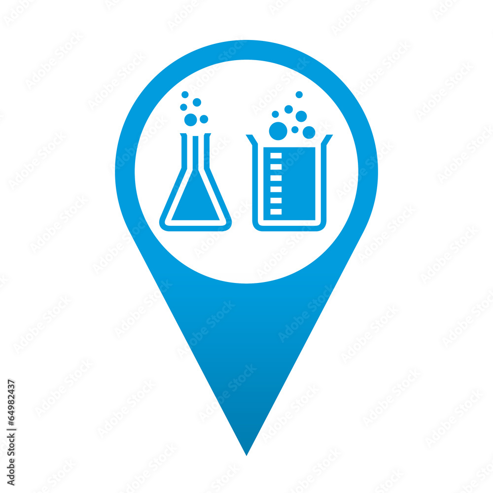Icono localizacion simbolo laboratorio Stock Illustration | Adobe Stock