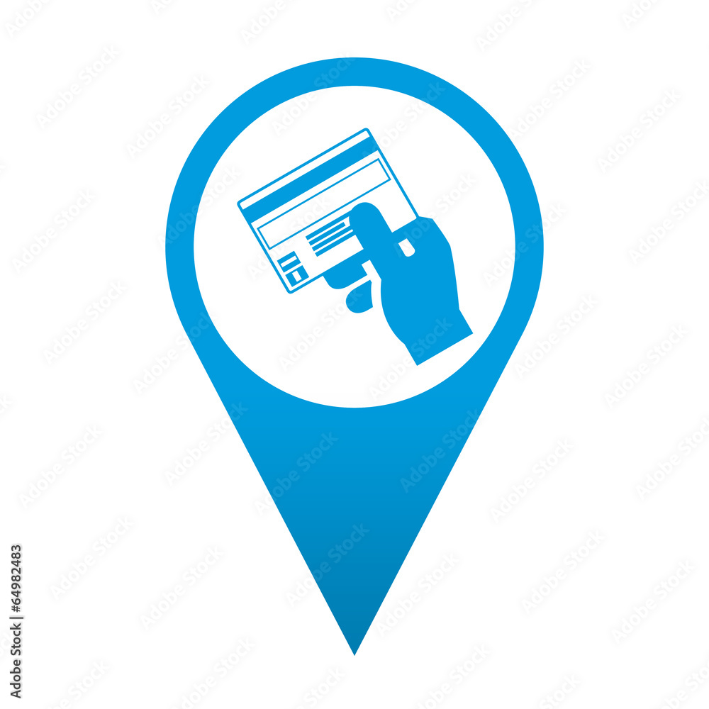 Icono localizacion simbolo pago con tarjeta de credito Stock ...