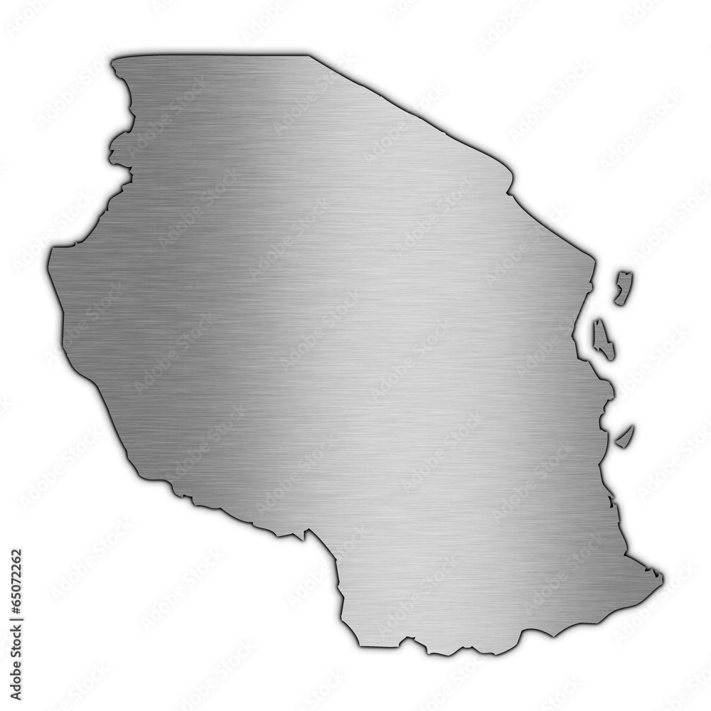 High detailed vector map - Tanzania. Stock Illustration | Adobe Stock