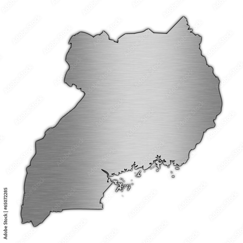 High detailed vector map - Uganda. Stock Illustration | Adobe Stock