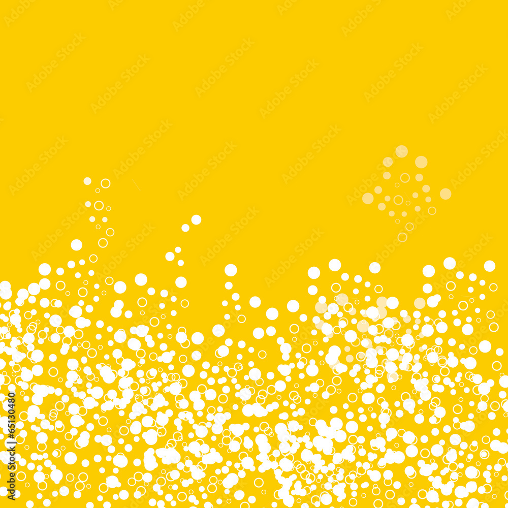 Yellow background with bubbles, vector illustration Stock Vector ...