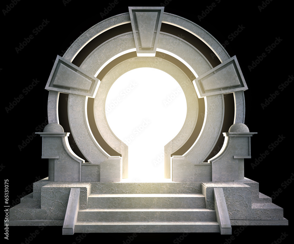 Fantasy portal Stock Illustration | Adobe Stock
