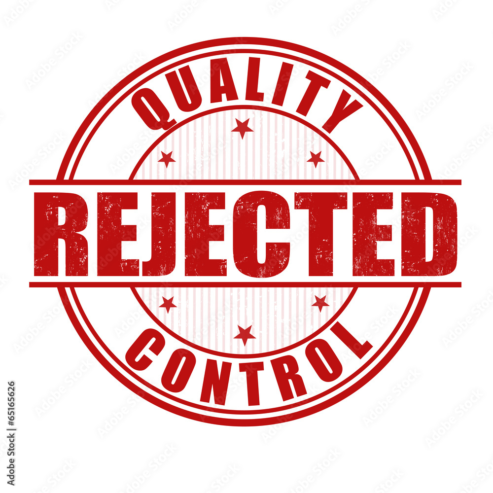 Quality control rejected stamp เวกเตอร์สต็อก | Adobe Stock