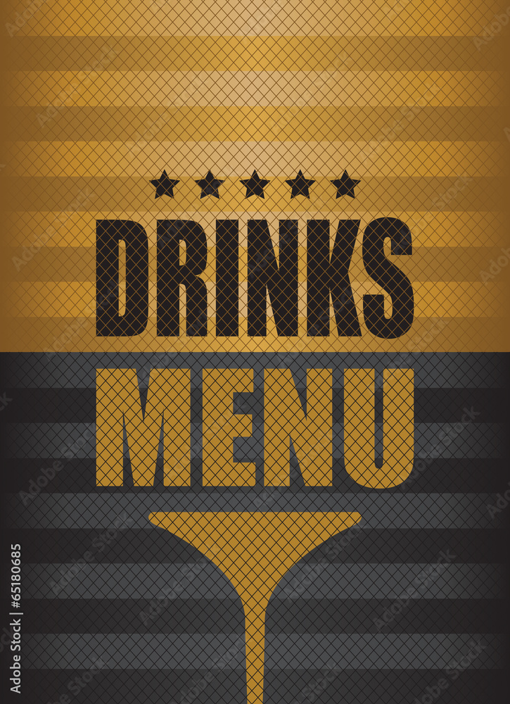 drinks menu background Stock Vector | Adobe Stock