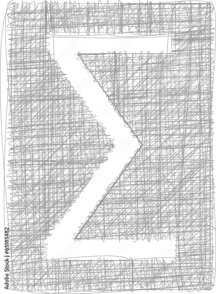 Sigma Sum sign - Freehand Symbol Stock Vector | Adobe Stock