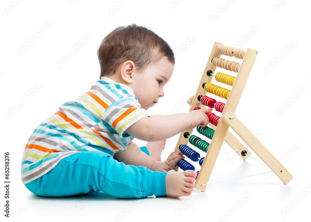 early learning baby boy Stock Photo | Adobe Stock