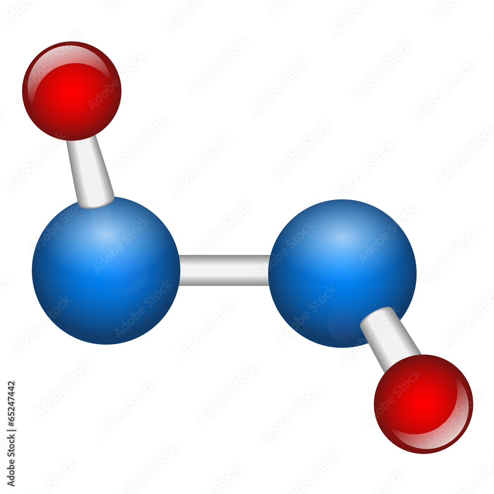 Single hydrogen peroxide H2O2 molecule Stock Vector | Adobe Stock