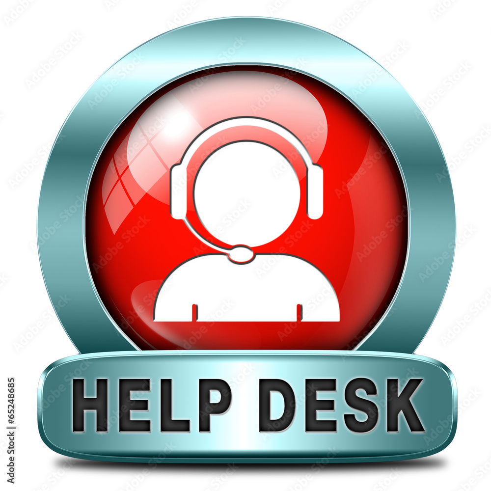 help desk Stock Illustration | Adobe Stock