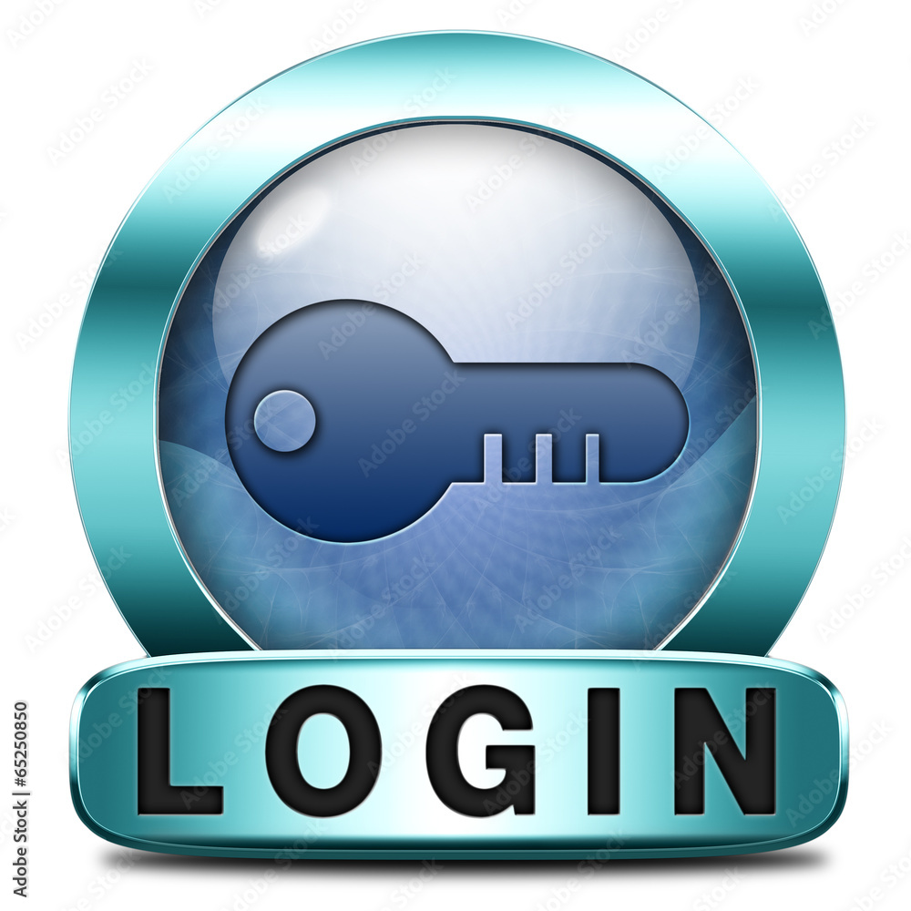 login icon Stock Illustration | Adobe Stock