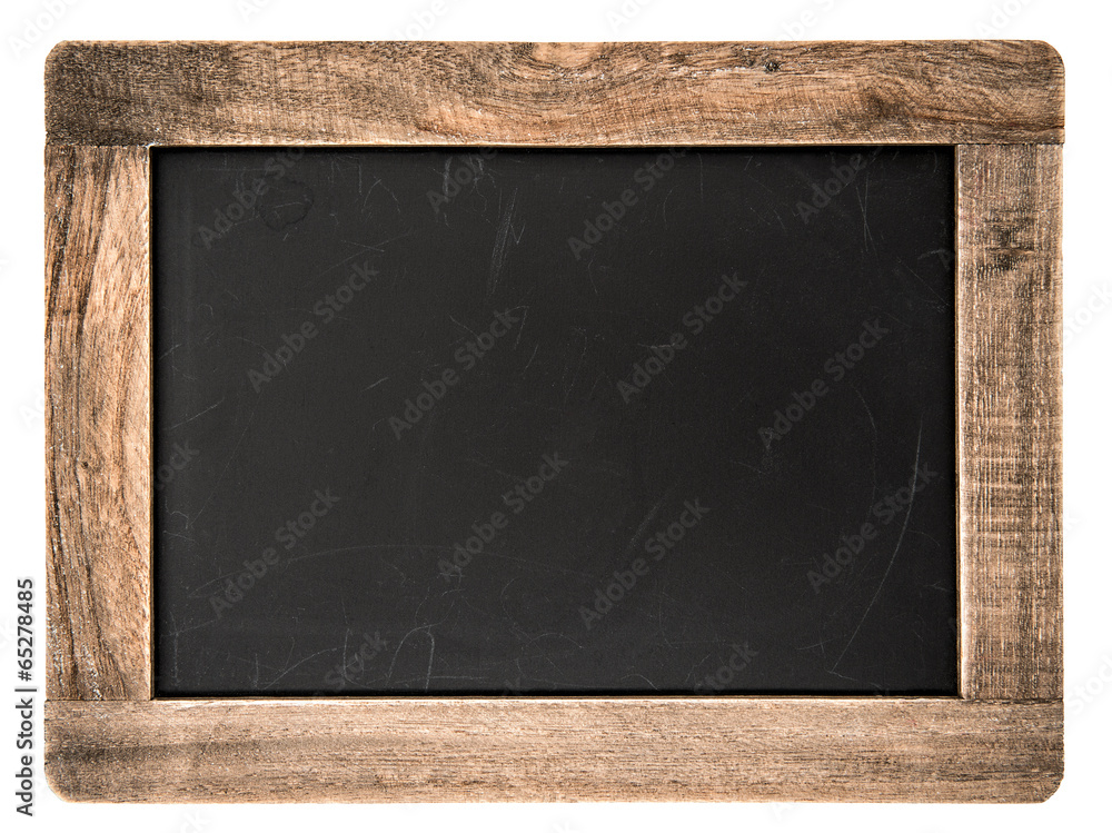 vintage blackboard with wooden frame Stock Photo | Adobe Stock
