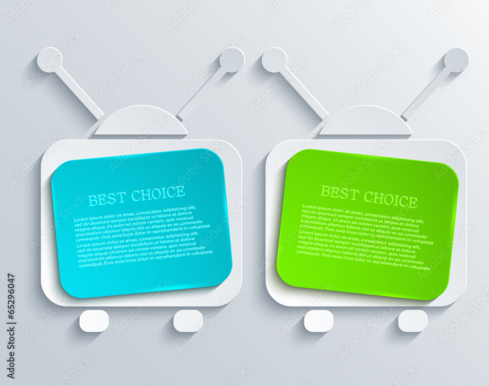 vector modern tv banners design background. Stock Vector | Adobe Stock