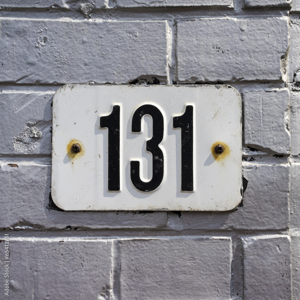 Number 131 Stock-Foto | Adobe Stock