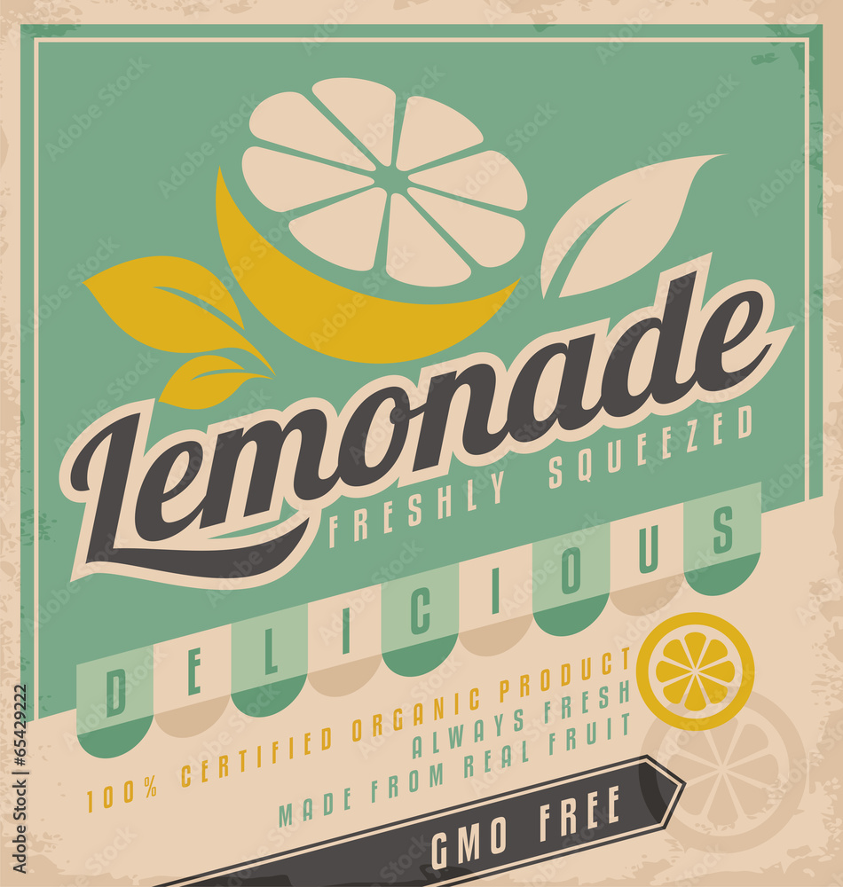 Lemonade Stock Vector | Adobe Stock