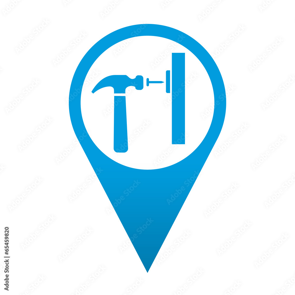 Icono localizacion simbolo carpinteria Stock Illustration | Adobe Stock