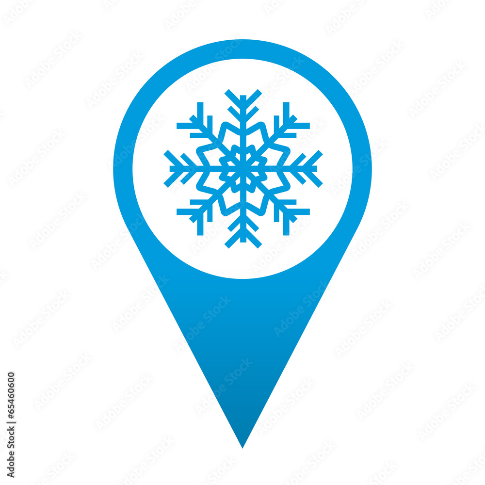 Icono localizacion simbolo frio Illustration Stock | Adobe Stock