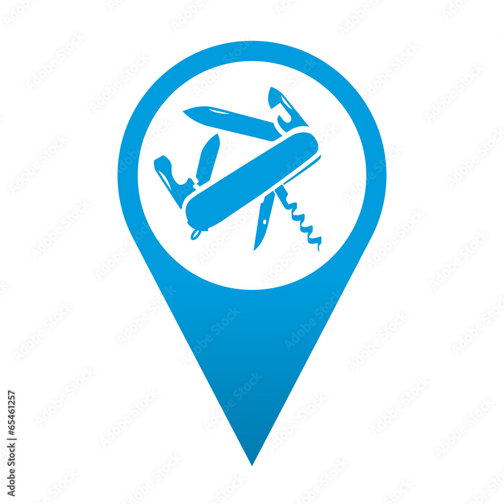 Icono localizacion simbolo navaja multiusos Stock Illustration | Adobe ...