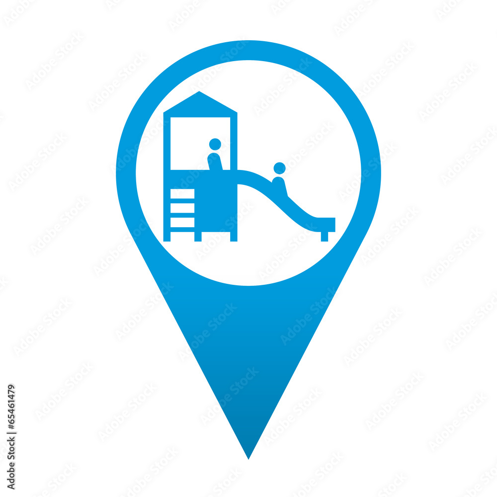 Icono localizacion simbolo parque infantil ilustración de Stock | Adobe ...