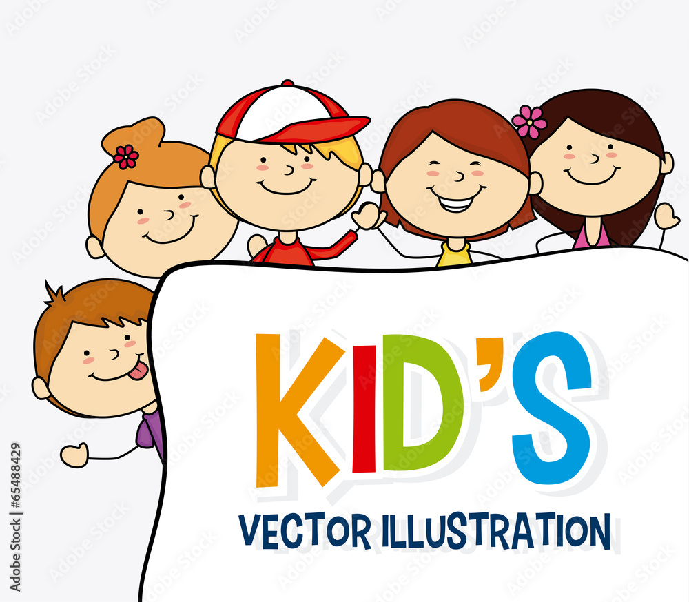 Kids design vector de Stock | Adobe Stock