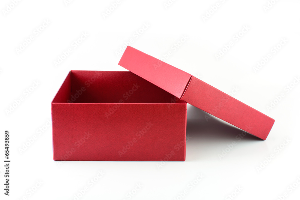 open red box Stock Photo | Adobe Stock