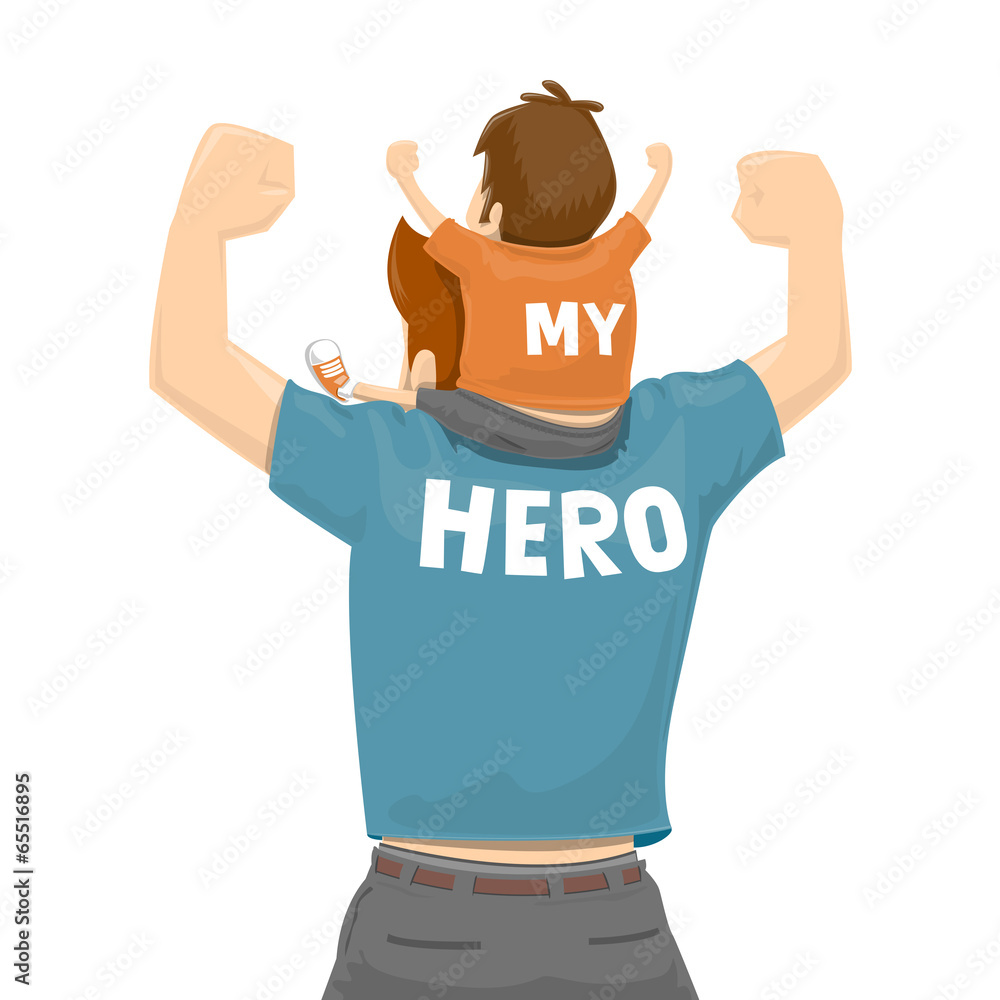 My Hero Stock Vector | Adobe Stock