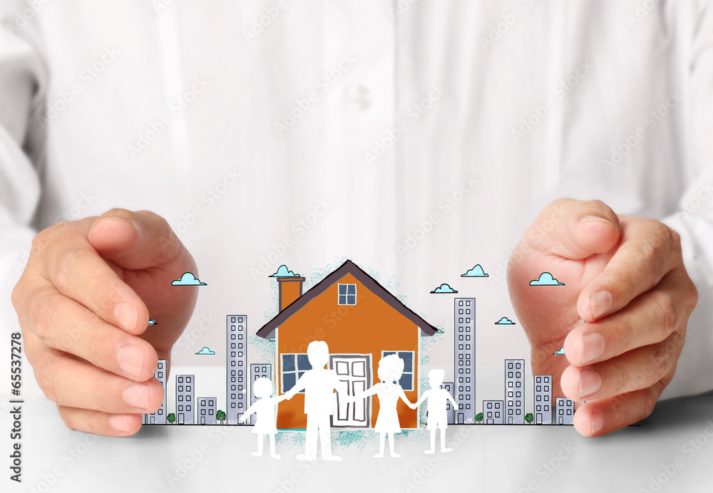 holding house representing home ownership Stock Photo | Adobe Stock