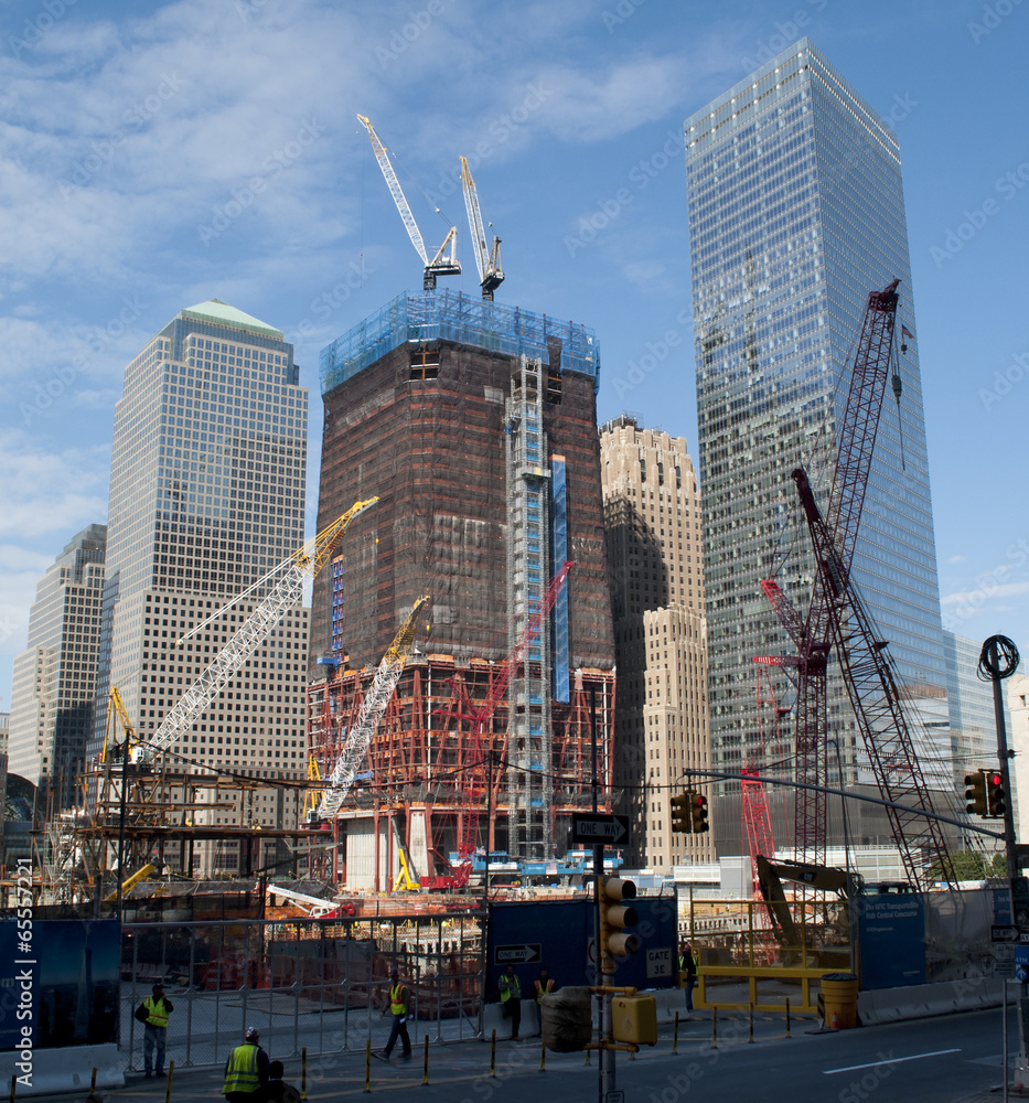 9/11 World Trade Center New York Rebuilding Construction 1 Stock Photo ...