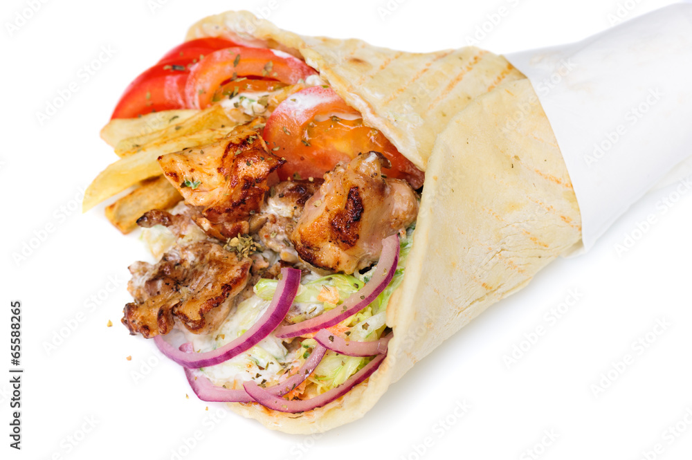 greek gyros Stock Photo | Adobe Stock