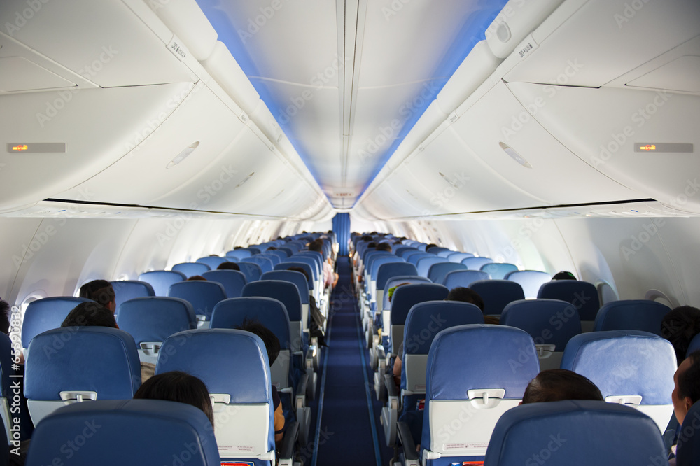 Aircraft interior Stock Photo | Adobe Stock