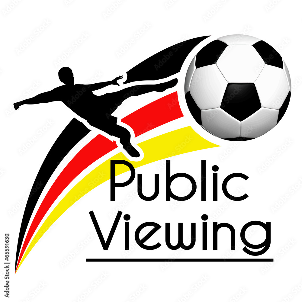 Public Viewing Stock-Vektorgrafik | Adobe Stock