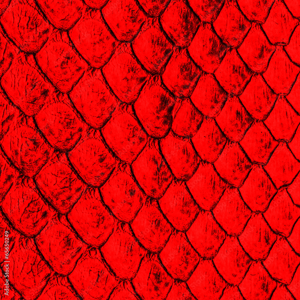 Red Snake Skin Wallpaper